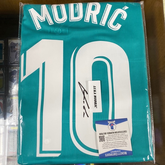 Other | Luka Modric Autograph Jersey Real Beckett Certificate | Poshmark